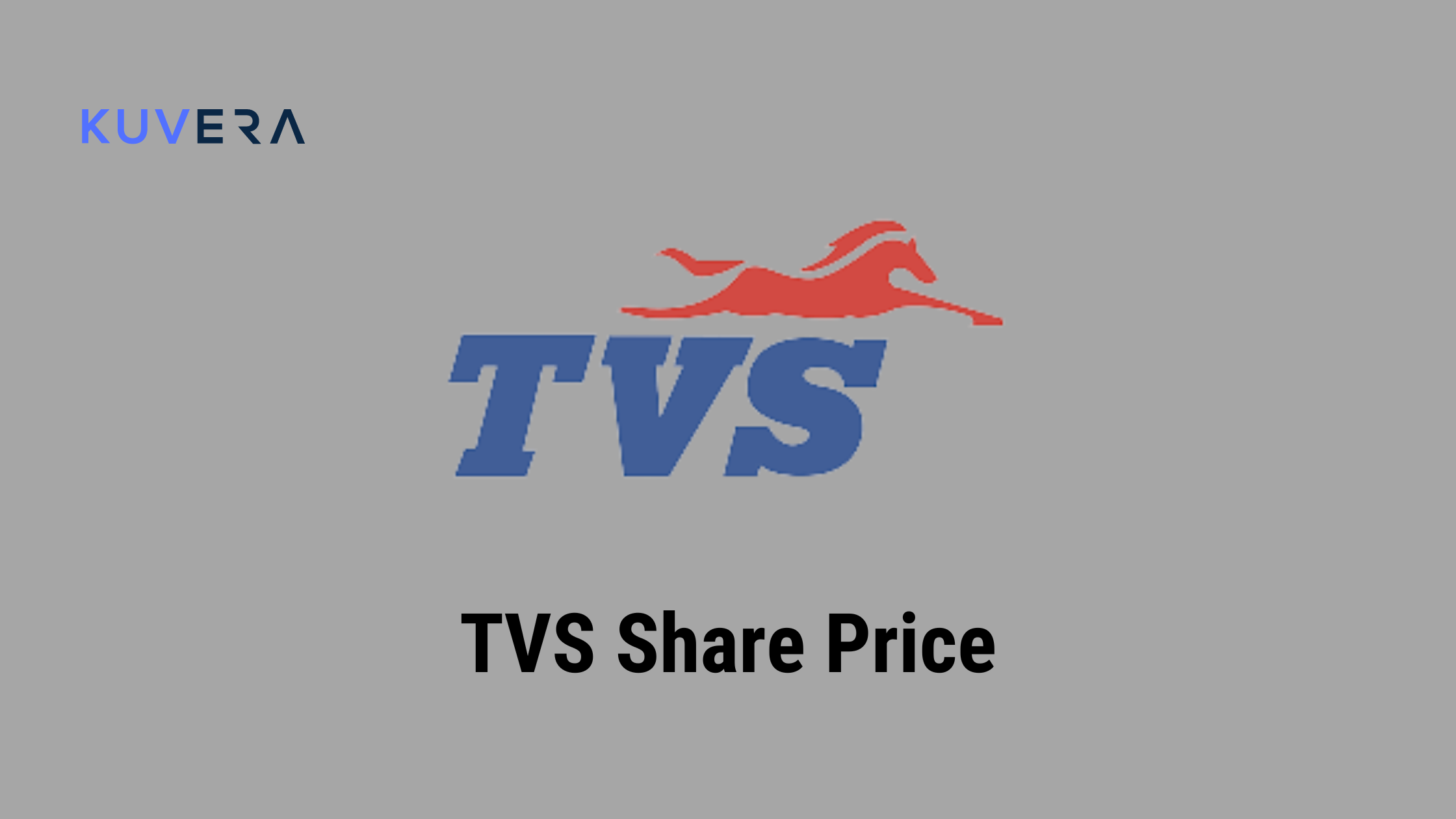 TVS Motors Share Price Kuvera