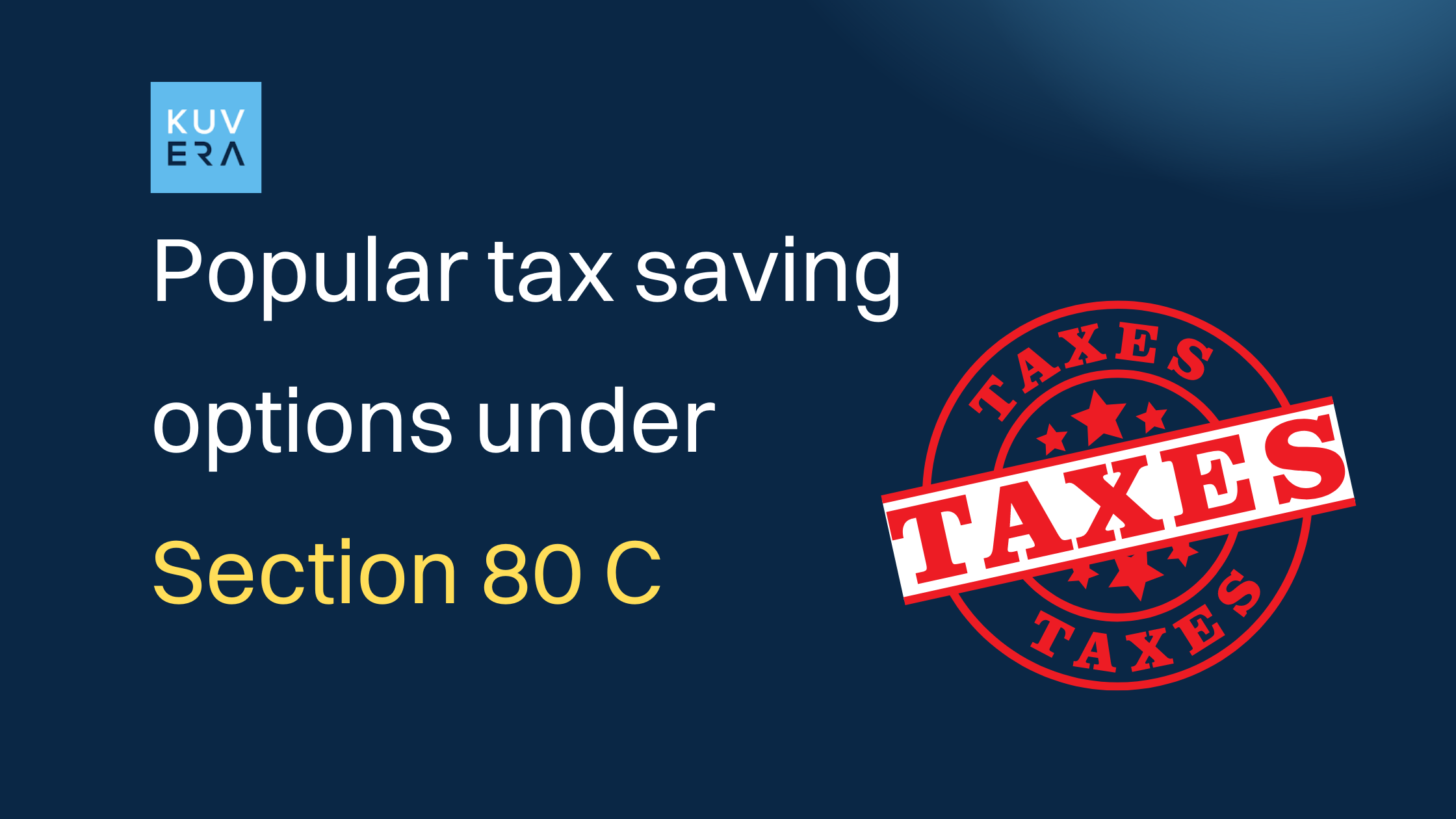 How to save tax under IT Section 80 C?