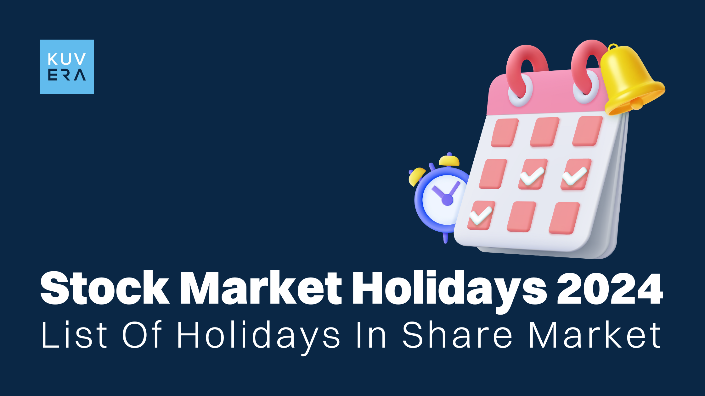Stock Market Holidays 2024: List Of Holidays In Share Market