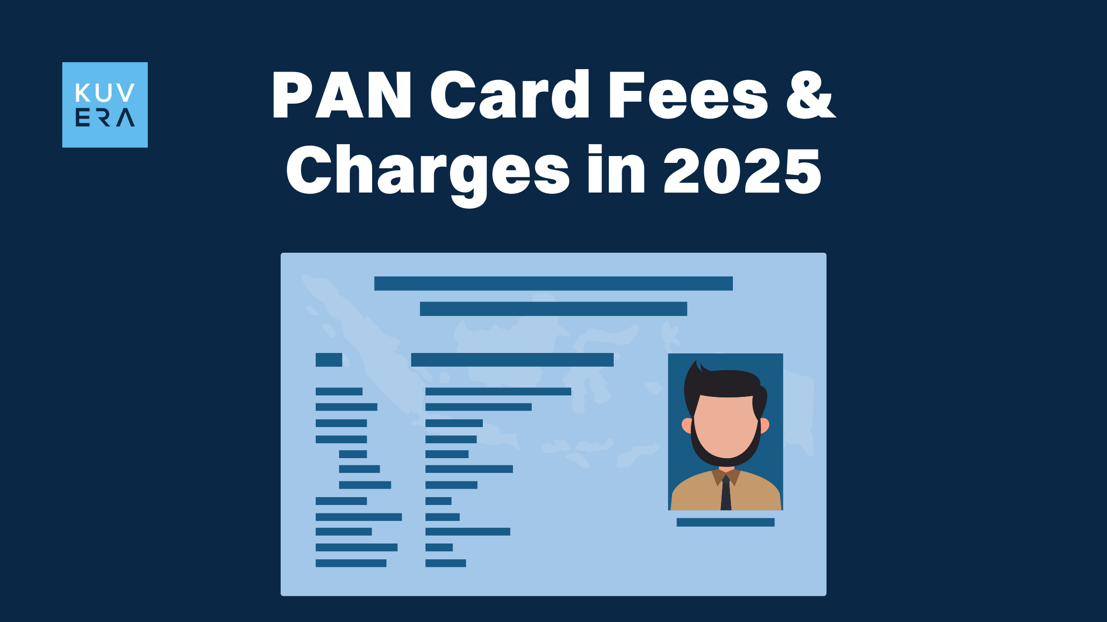 PAN Card Fees & Charges in 2025